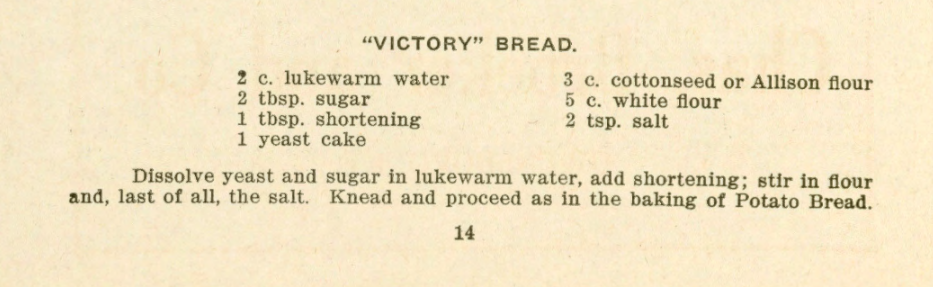 USF Libraries - Baking the Archives: Utilizing historical recipes in ...