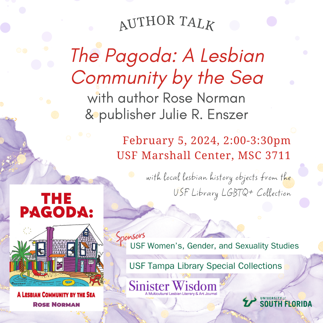 USF Libraries - Book Talk: The Pagoda: A Lesbian Community by the Sea ...