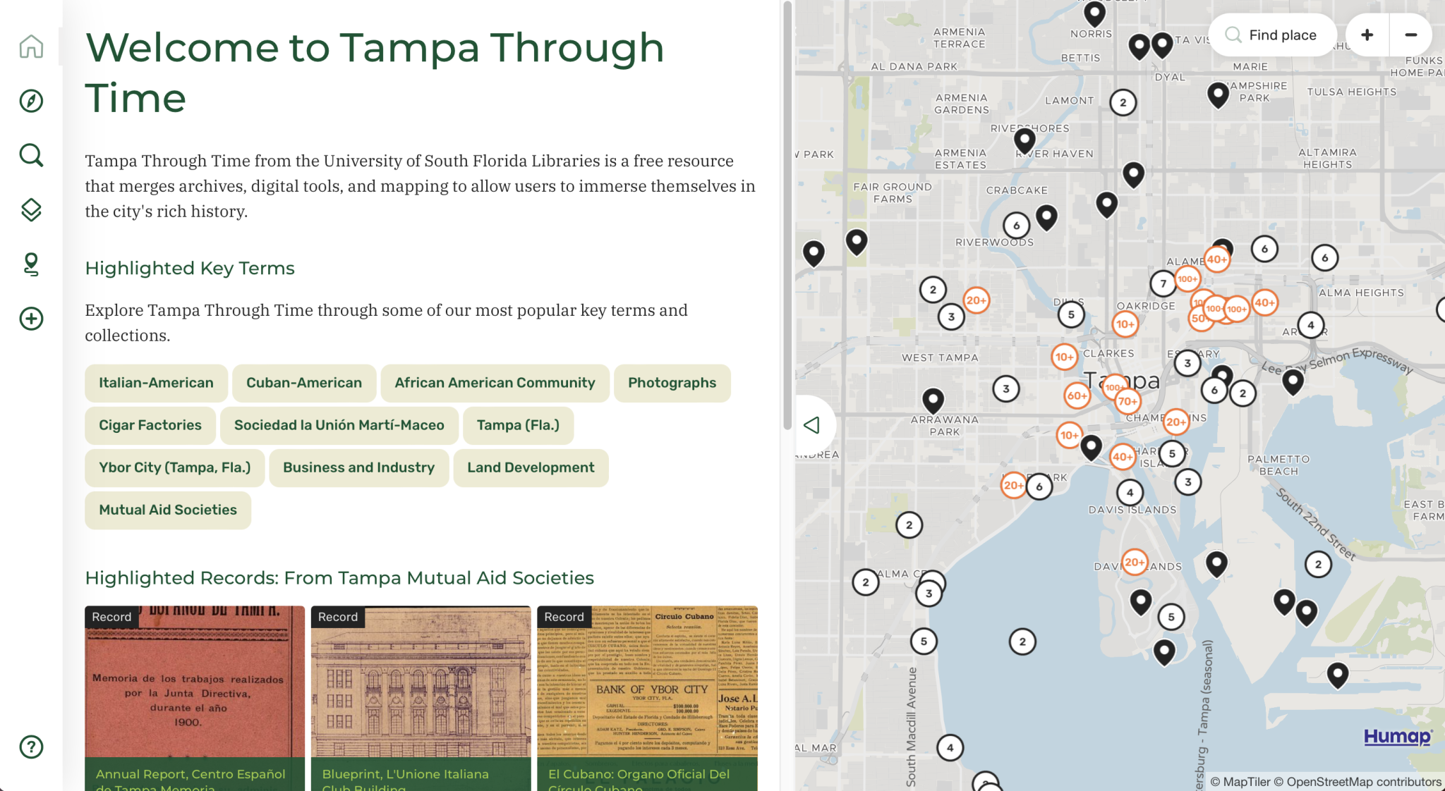 USF Libraries - USF Libraries’ Tampa Through Time Portal Brings ...